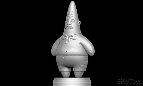 Sillytoys Patrick Star Pinhead Spongebob Squarepants 3d Print Model