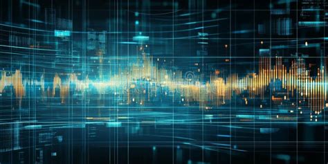 Abstract Technology Background Circuit Board Data Flow Digital