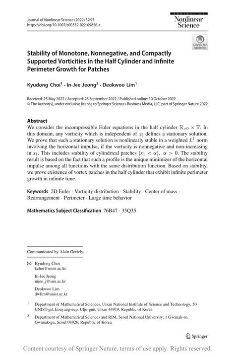 Stability Of Monotone Nonnegative And Compactly Supported Vorticities