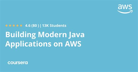 building modern java applications on aws coursya