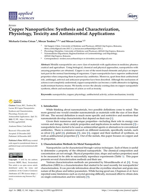Copper Nanoparticles Synthesis And Antimicrobial Applications Pdf Gram Negative Bacteria