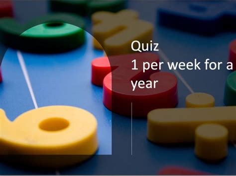 Weekly Quiz Teaching Resources