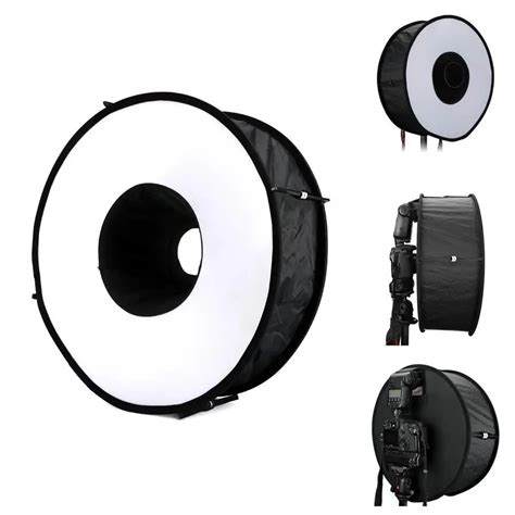 Aliexpress Com Buy Inch Foldable CM Ring Speedlite Flash Diffuser Macro Shoot Portable