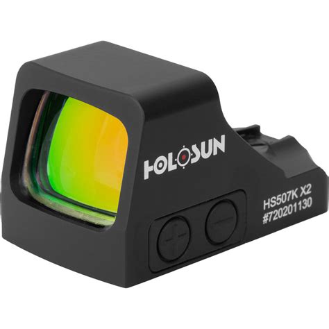 Holosun Hs507k X2 Reflex Sight Red Dot 2moa And 32moa Circle Hs507k