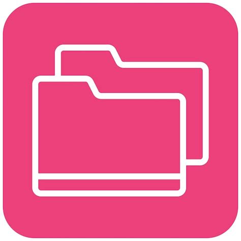 Premium Vector Folder Vector Icon Design Illustration
