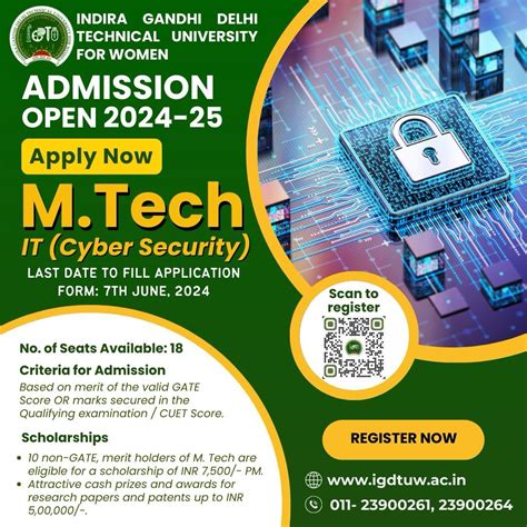 Indira Gandhi Delhi Technical University For Women On Linkedin Cybersecurity Mtech Igdtuw