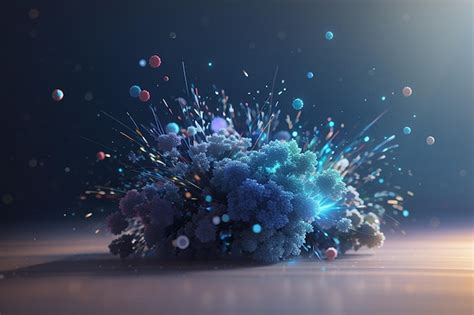 Premium Ai Image Background Realistic Abstract Technology Particle