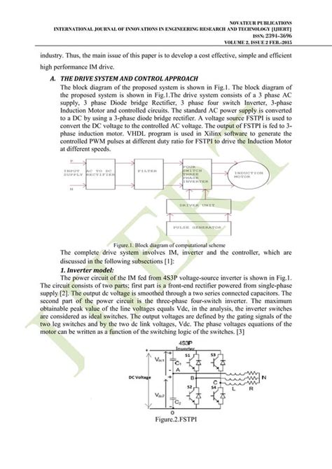 Simulation Of A 4 Switch3 Phase Inverter Fed Induction Motor Im Drive System Pdf