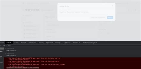Error Document Object Is Not Iterable Frappe Framework Frappe Forum