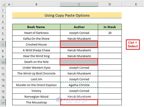 How To Copy Same Value In Multiple Cells In Excel 4 Methods
