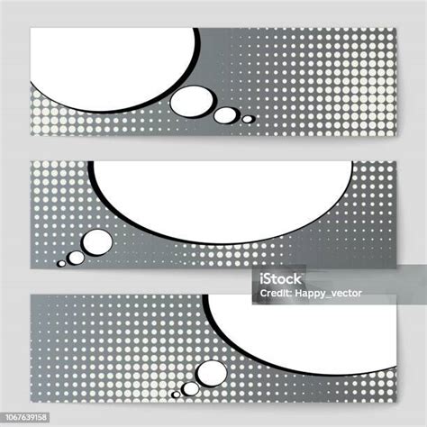 추상 창조적인 개념 벡터 만화 팝 아트 스타일 빈 구름 기둥과 고립된 점 배경 레이아웃 템플릿 판매 배너 빈 음성 버블 세트 그림 하프톤도 서 디자인 개체 그룹에 대한 스톡