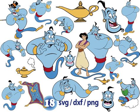Disney Genie Aladdin Svg Aladdin Movie Svg Aladdin Lamp Sv Inspire Uplift