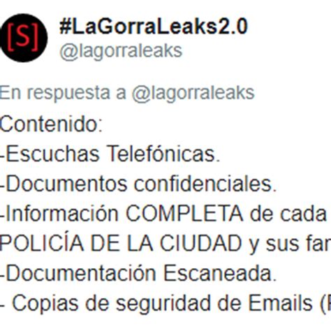 La Gorra Leaks Qué Hay En Los Archivos Secretos De La Policía