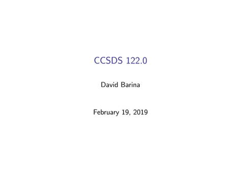 Ccsds 1220 Pdf