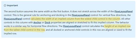 Anchored Winforms Controls Inside Flowlayoutpanel Are Not Actually Anchored Issue