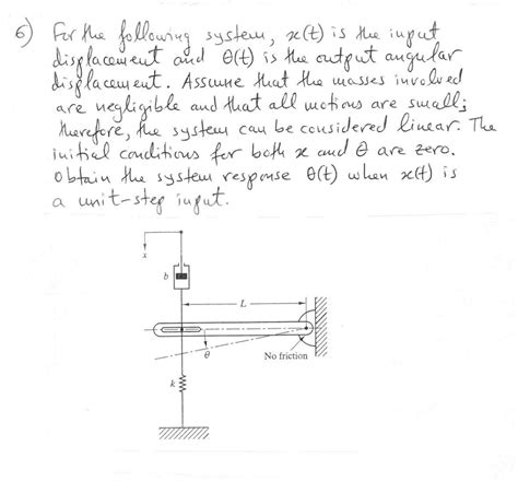 For The Following System Xt Is The Input