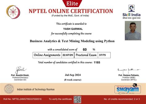 Yash Garwal On Linkedin Businessanalytics Textmining Pythonprogramming Datascience Nptel