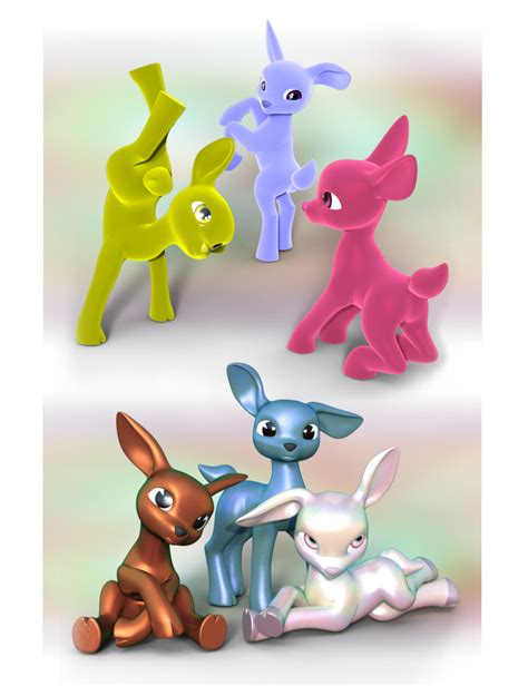 Fanciful Textures For Precious Deer Daz 3d