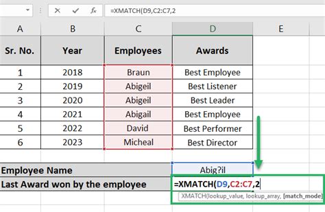 How To Use The XMATCH Function In Excel Step By Step 2023