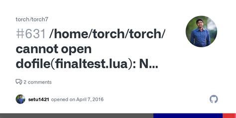 home torch torch install bin luajit cannot open dofile finaltest lua no such file or