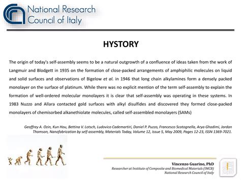 Self Assembly Technique In Rigenerative Medicine Pptx