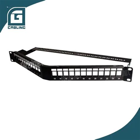 Gcabling 24 Port Patch Panel Ethernet Keystone Snap In RJ45 Cat6 24port Cat6a Modular Keystone