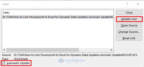 How To Link Powerpoint To Excel For Dynamic Data Updates