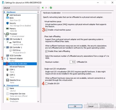 Configure VMQ On Windows Server 2019 On UCSC Server With VIC1400 Cisco