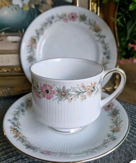 China Tea Set Trio Belinda Paragon China Queens Platinum Jubilee In Whitley Bay Tyne And