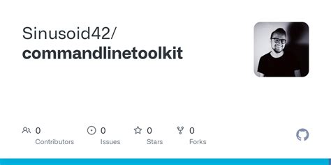 Github Sinusoid42commandlinetoolkit