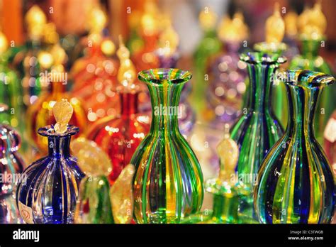 Glass Artwork In Murano Island Main Venetian Glass Industry Of Stock