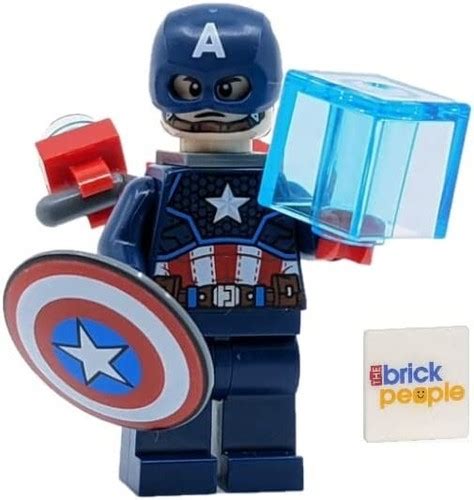 Lego Superhelden Captain America Minifig Jetpack Tesseract Mjolnir