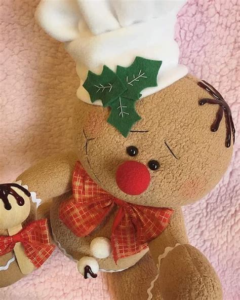 Eu Amo Artesanato Boneco Ginger Com Molde