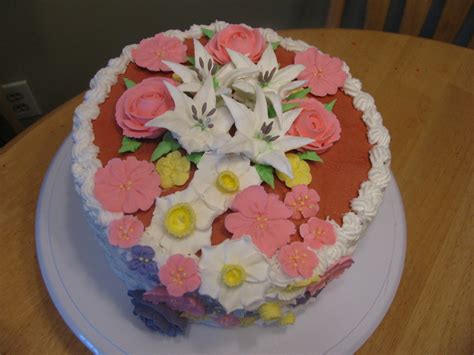 Wilton Cake Class 2 Final Cake Wilton Cake Class 2 Final Cake