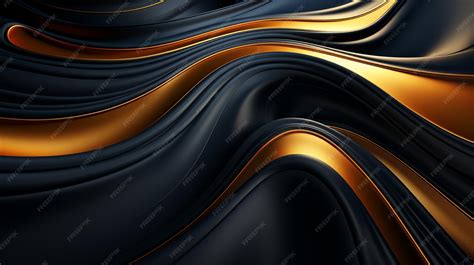 Premium Ai Image Black And Gold Background Hd 8k Wallpaper Stock