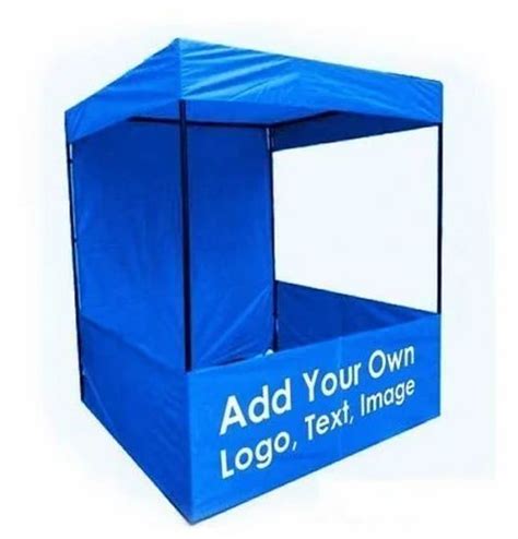 6x6 Feet Polyester Digital Print Canopy Stall With Iron Frame And 1
