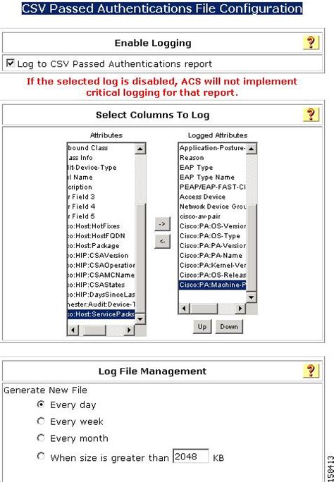 Configuration Guide For Cisco Secure Acs 41 Nac Configuration