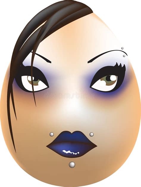 Gothic Easter Egg Stock Illustration Illustration Of Spikes 8673242