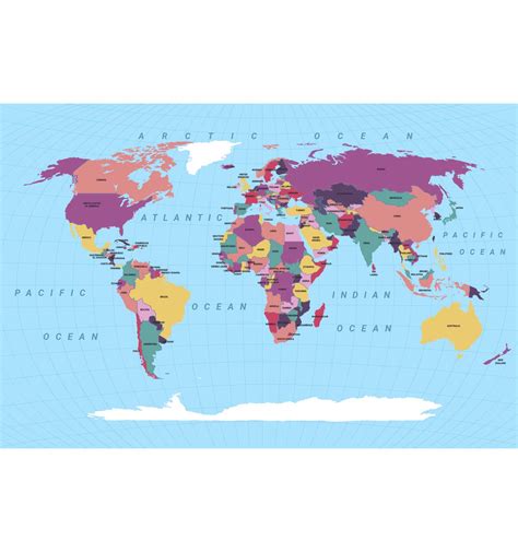 Phwebro Harta Administrativa A Lumii Printata Pe Autocolant Lucios