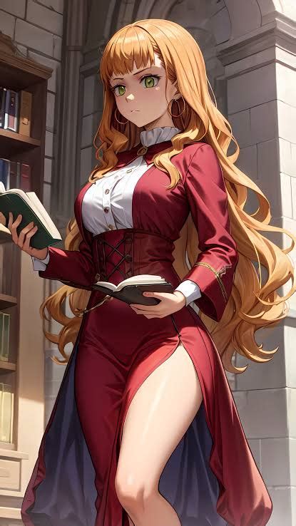 Rule 34 1girls Ai Generated Big Breasts Black Clover Elegant Dress Female Mimosa Vermillion