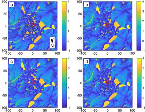 Calculated Flow Accumulation Values At 200‐m Resolution For A Download Scientific Diagram
