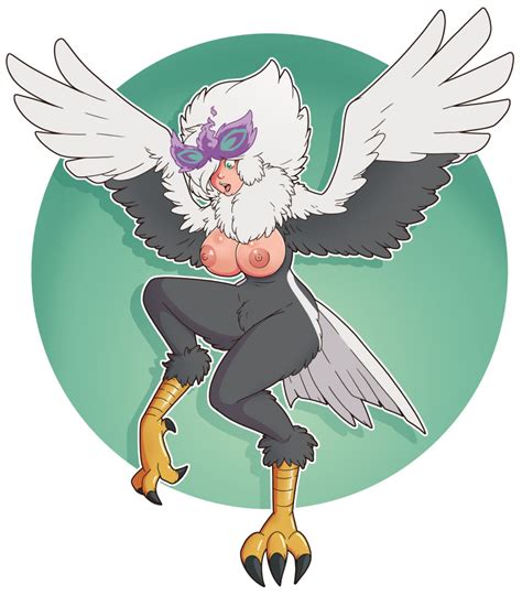 Rule 34 Anthro Braviary Claws Feathers Harpy Hisuian Braviary Huge Breasts Monster Girl