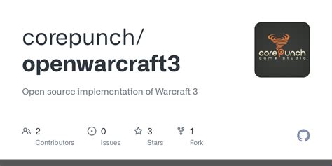 Github Corepunchopenwarcraft3 Open Source Implementation Of Warcraft 3