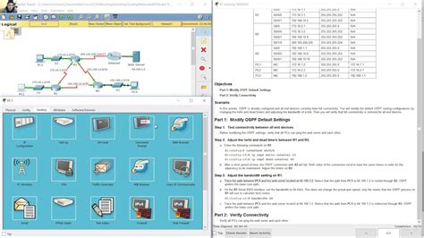 Packet Tracer Configuring OSPF Advanced Features YouTube