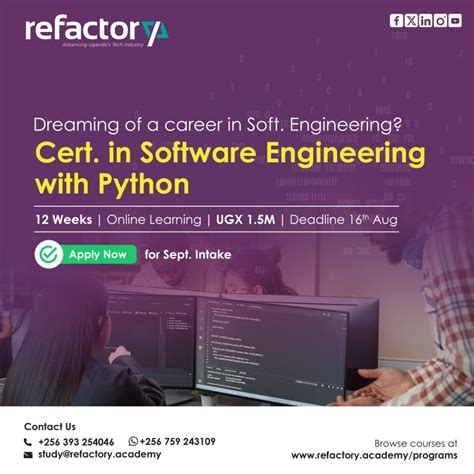 Refactory Academy On Linkedin Master Python In 12 Weeks With Our Software Engineering Program
