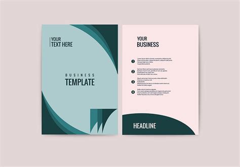 광고 전단지 디자인 요소 현대적인 스타일 벡터 Ai Eps Uidownload