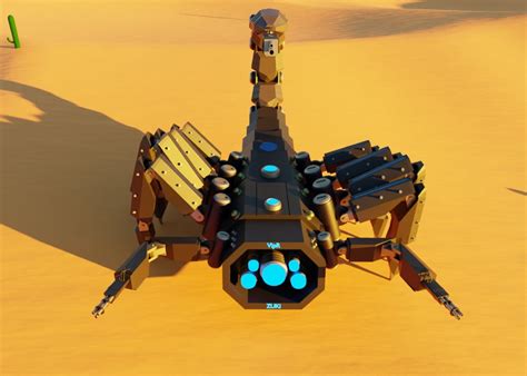 Robot Scorpion Inspired From Scorpion Mech By Dany Maxwell Feedback Im A Beginner So Dont