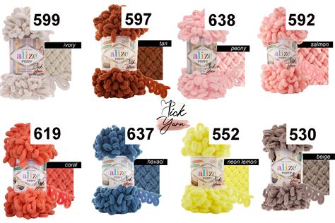 Alize Puffy Yarn Alize Loop Yarn Soft Micro Polyester Baby Blanket