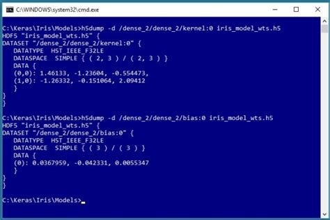 Saving And Displaying Keras Model Weights James D Mccaffrey