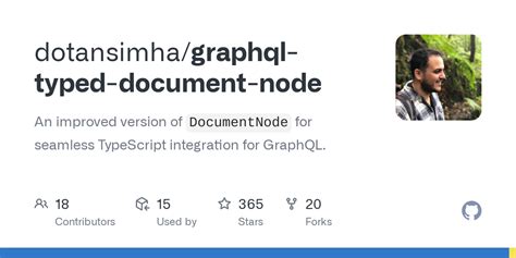 Github Dotansimhagraphql Typed Document Node An Improved Version Of `documentnode` For